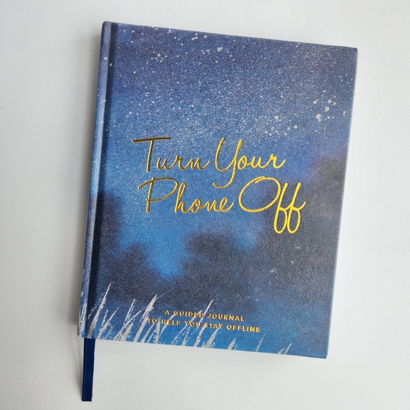 Maryann | Office | Nwt Blue And Gold Guided Journal With 2 Bookmarks ...